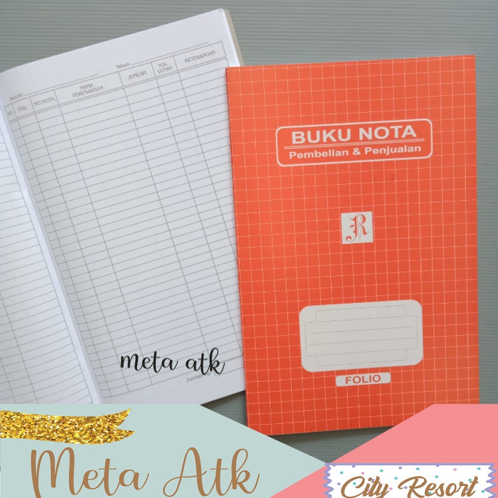Jual Buku Nota Pembelian & Penjualan Folio | Shopee Indonesia