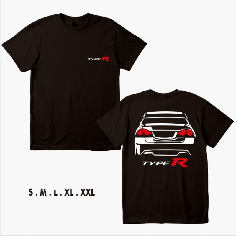 Jual T-SHIRT HONDA CIVIC//CIVIC TYPE R | Shopee Indonesia
