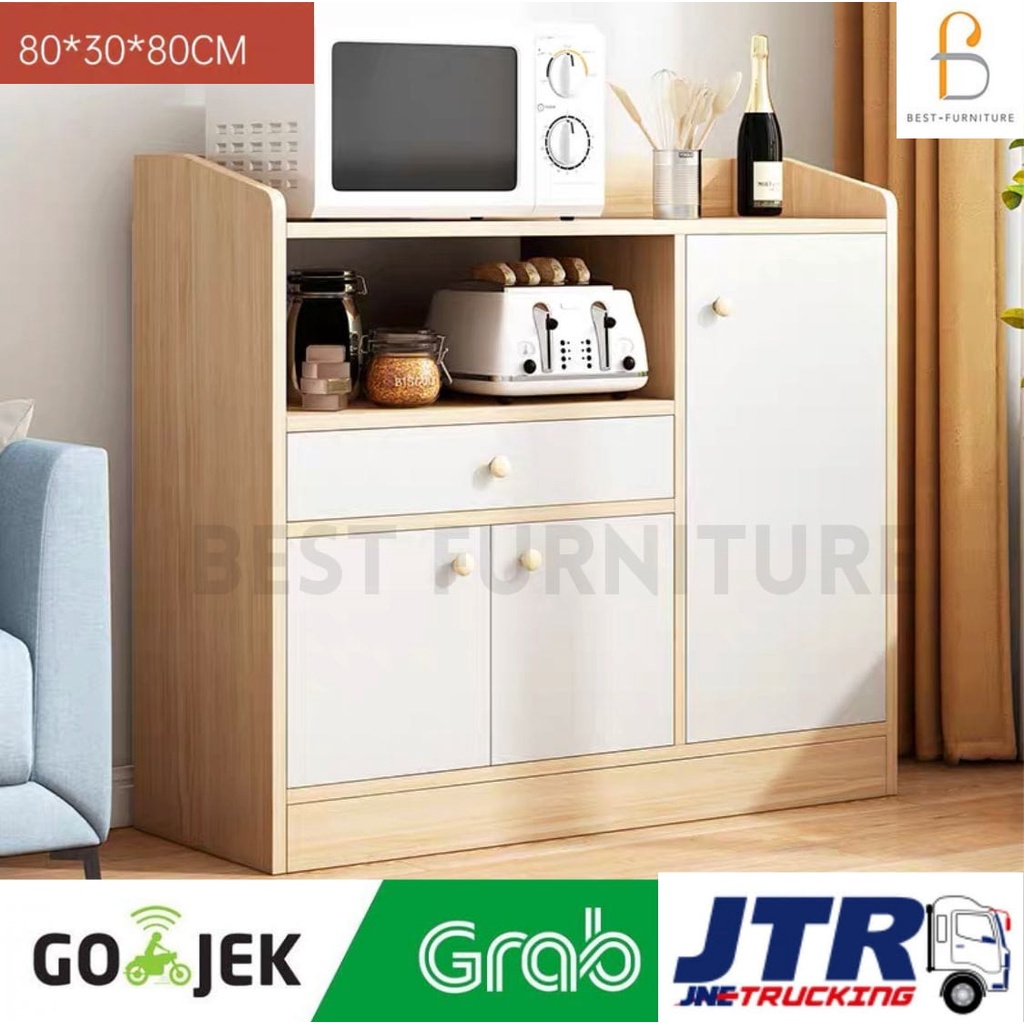 Jual POLA Buffet Rak Dapur Rak Multifungsi | Shopee Indonesia