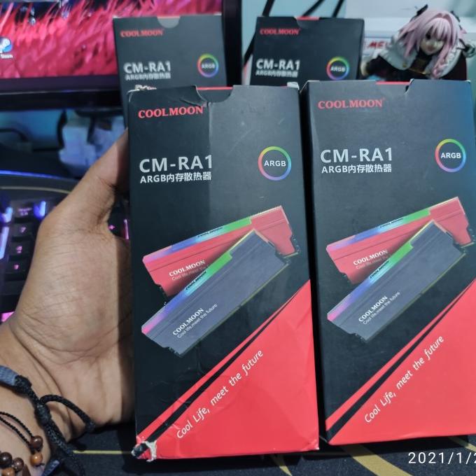 Jual VIRAL!!! heatsink ram A rgb aRGB addressable led AURA coolmoon ...