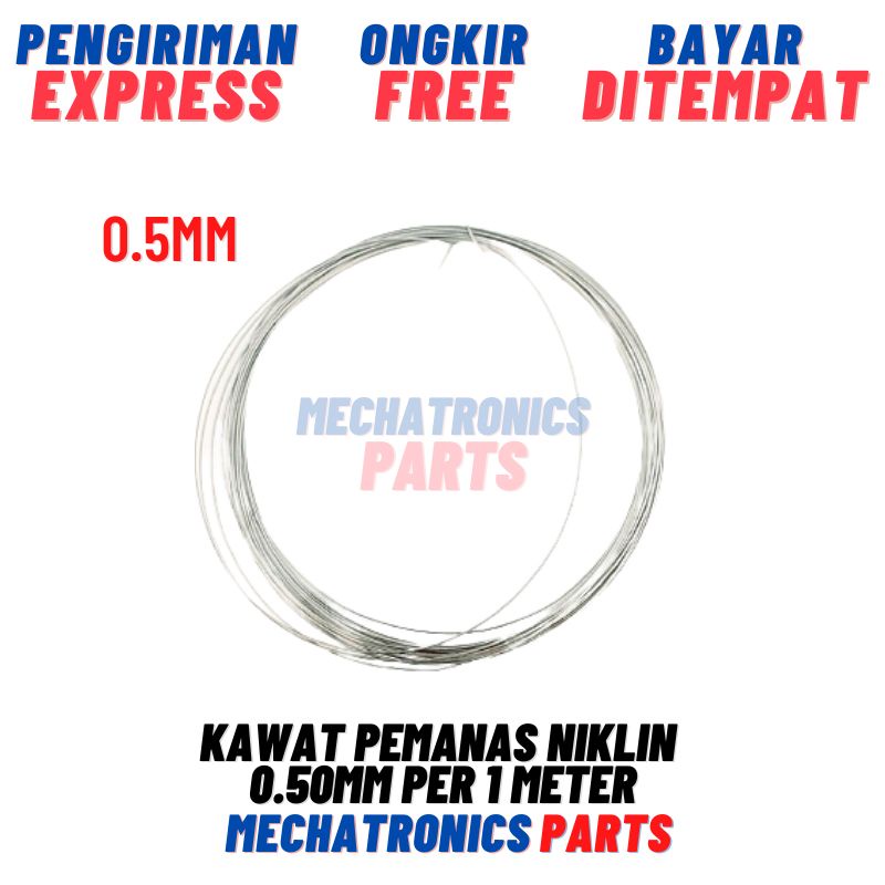 Jual [DEV-9214] KAWAT PEMANAS NIKLIN NIKELIN 0.50MM PERMETER | Shopee ...