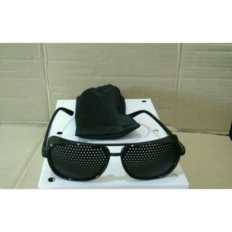 Jual Kacamata Terapi Pinhole TP15 mata minus plus silinder lubang lubang kaca mata pria wanita ...