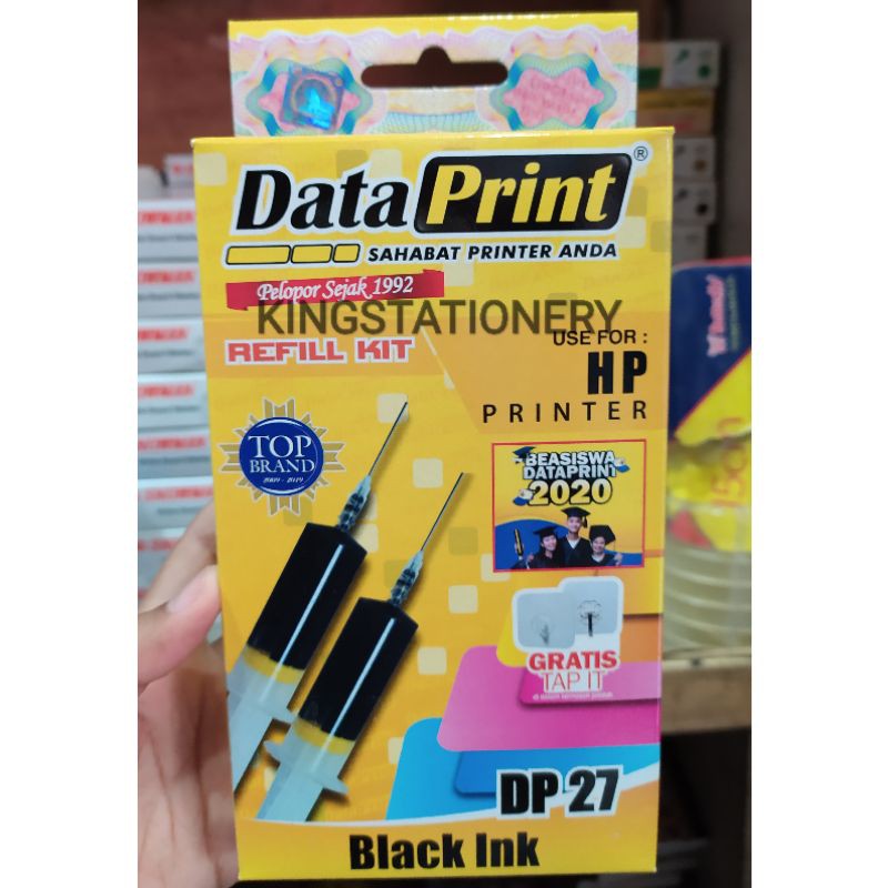 Jual [3 WARNA] Tinta suntik / tinta refill Data Print / Dataprint DP 27 ...