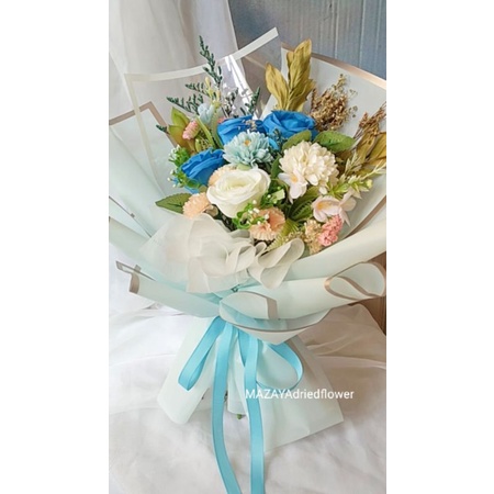 Jual Buket Bunga artificual / mawar sabun - buket wedding prewedding ...