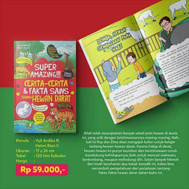 Jual SUPER AMAZING: Cerita-cerita & Fakta Sains tentang Hewan Darat ...