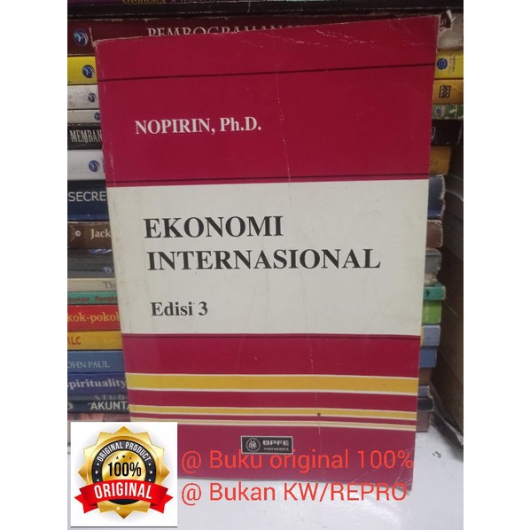 Jual buku ekonomi internasional. edisi 3. nopirin phd. original 100% ...