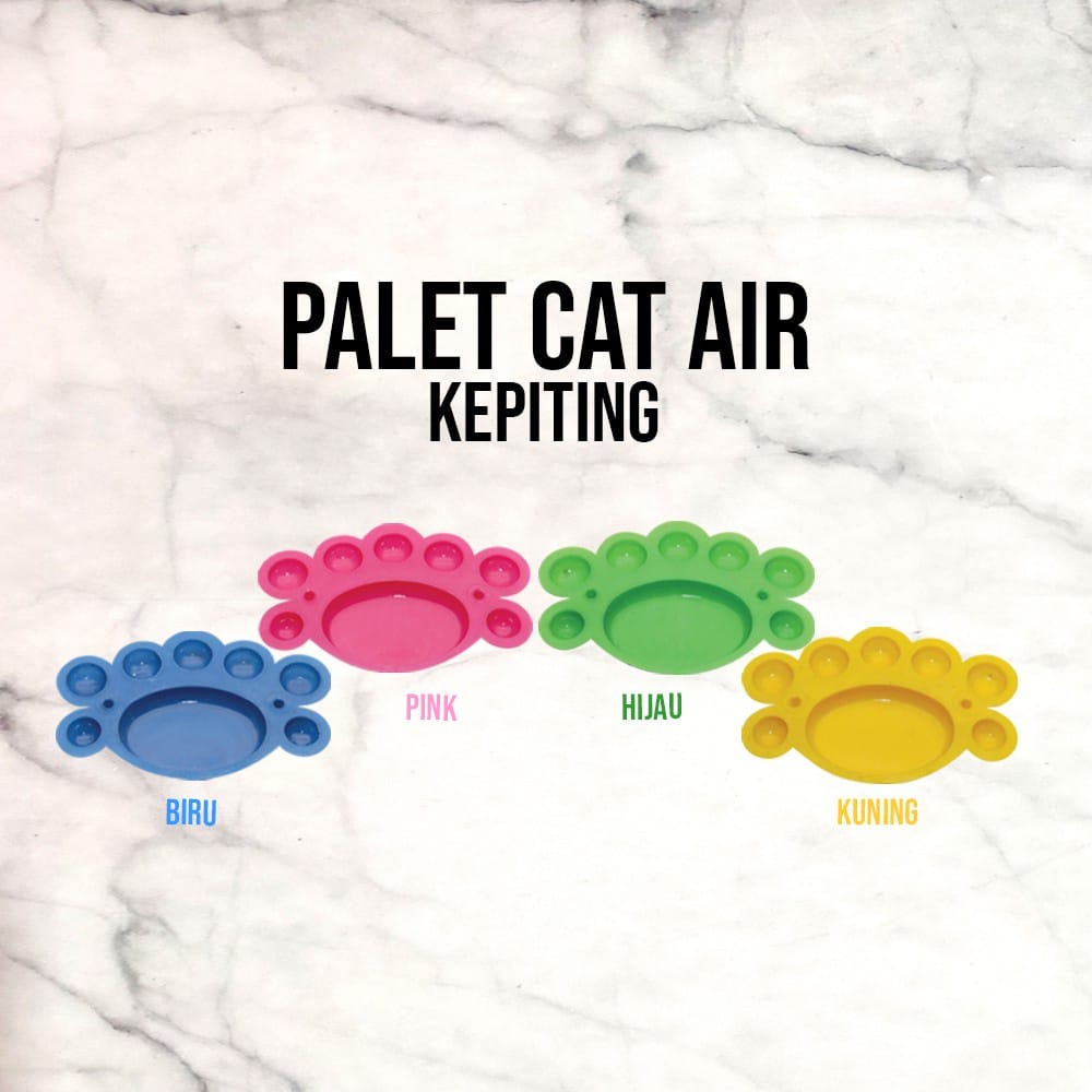 Jual Palet Lukis WARNA RANDOM Lukis Cat Tatakan Tempat Tinta Plastik ...