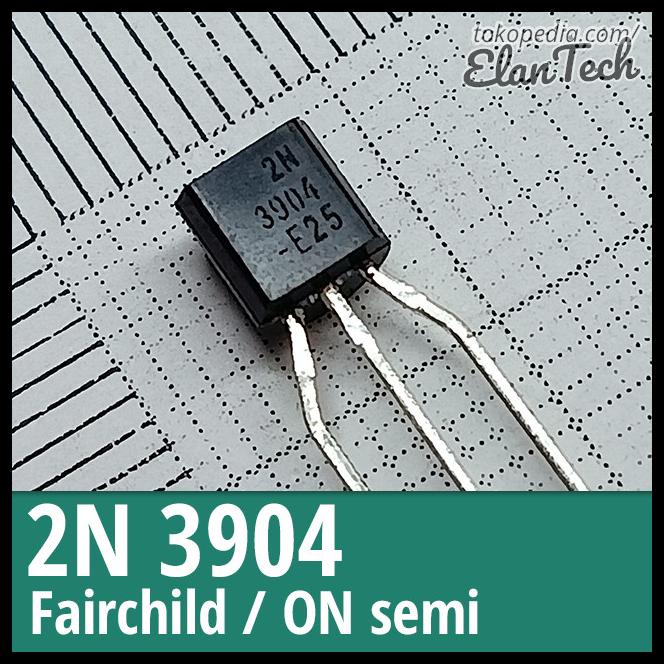 Jual 2N3904 Original Fairchild / On Semi 2N 3904 Npn Transistor Elantech | Shopee Indonesia