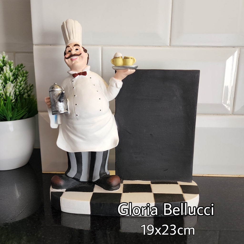 Jual Patung koki pajangan chef statue decoration home dekorasi hiasan ...
