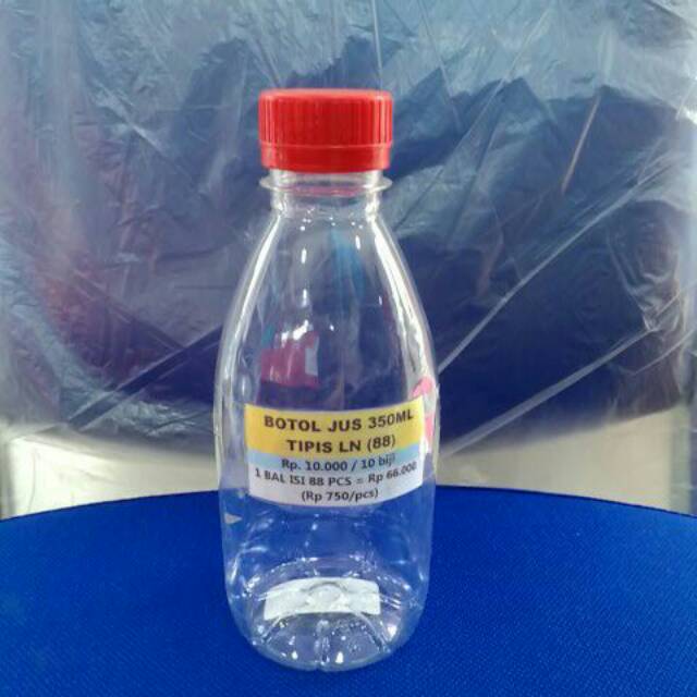 Jual BOTOL JUS 350 ML TIPIS LN ISI 10 PCS | Shopee Indonesia