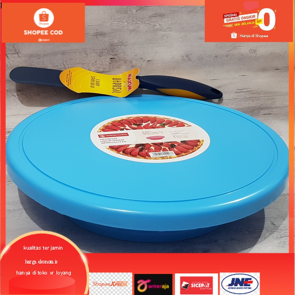 Jual CAKE TRAY ROTARI / TATAKAN KUE PUTAR MASPION/ MEJA PUTAR KUE/ MEJA ...