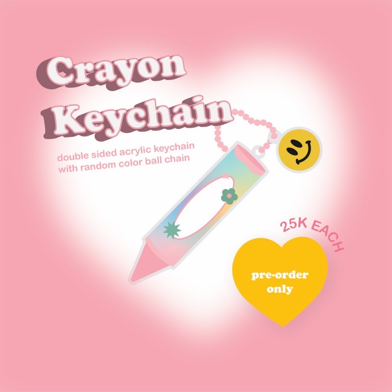 Jual Crayon Name Tag Keychain Charm | Shopee Indonesia