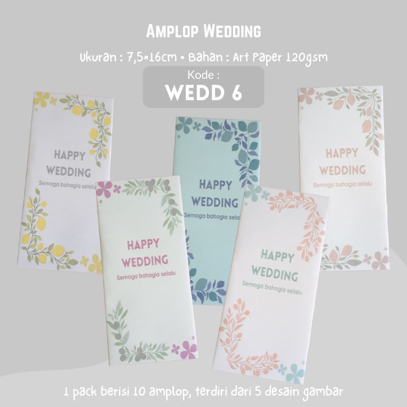 Jual AMPLOP WEDDING | AMPLOP NIKAHAN | ANGPAO KONDANGAN | Shopee Indonesia