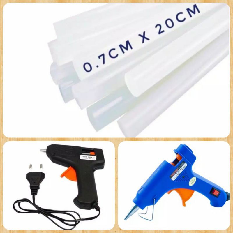Jual Lem bakar kecil Refill lem bakar 20cm 7mm serbaguna murah | Shopee ...