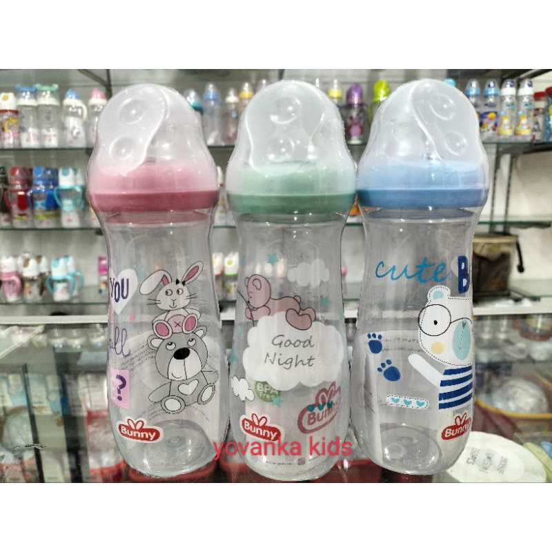 Jual Botol Susu Karakter Lucu Dot Reguler Bunny 250 Ml BPA Free/125Ml ...