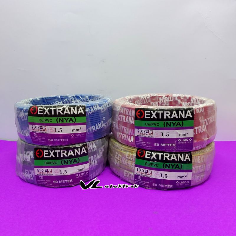 Jual KABEL LISTRIK NYA EXTRANA 1,5 50 METER | Shopee Indonesia