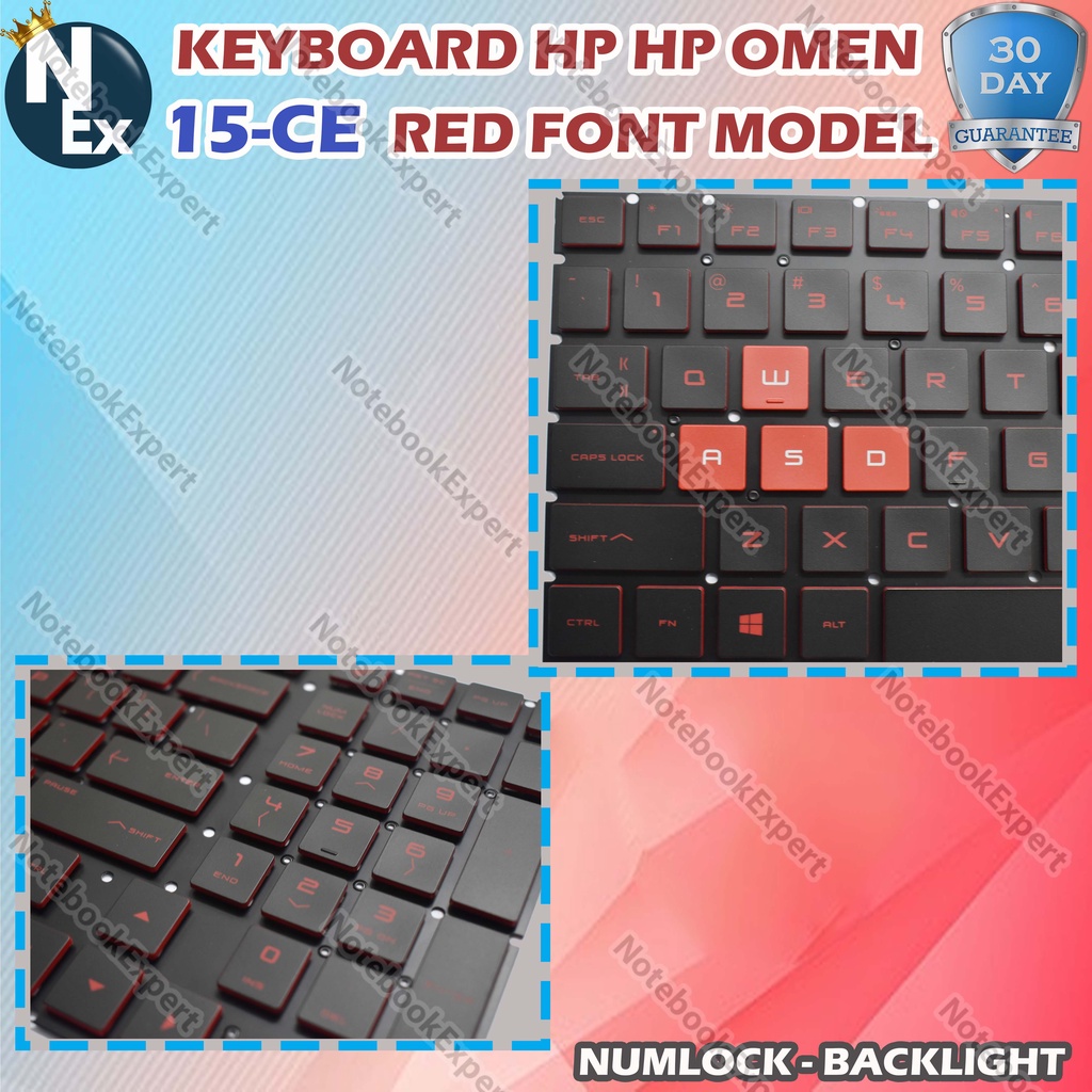 Jual Keyboard HP Omen 15-CE 15T-CE 15-CE000 15T-CE100 924005-001 ...