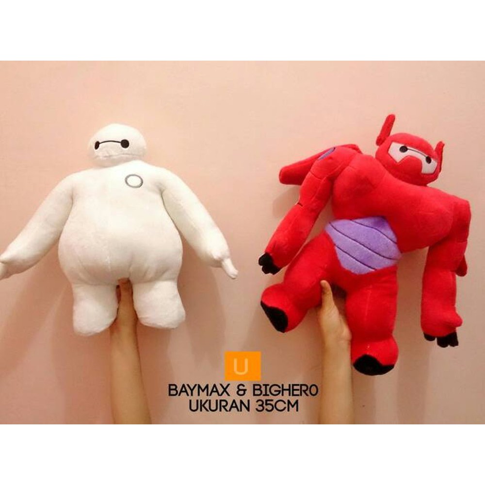 Jual boneka baymax big hero lembut 35cm harga satuan disney pixar ...