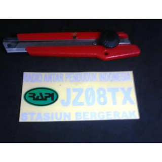 Jual STIKER RAPI DENGAN CALLSIGN kecil | Shopee Indonesia