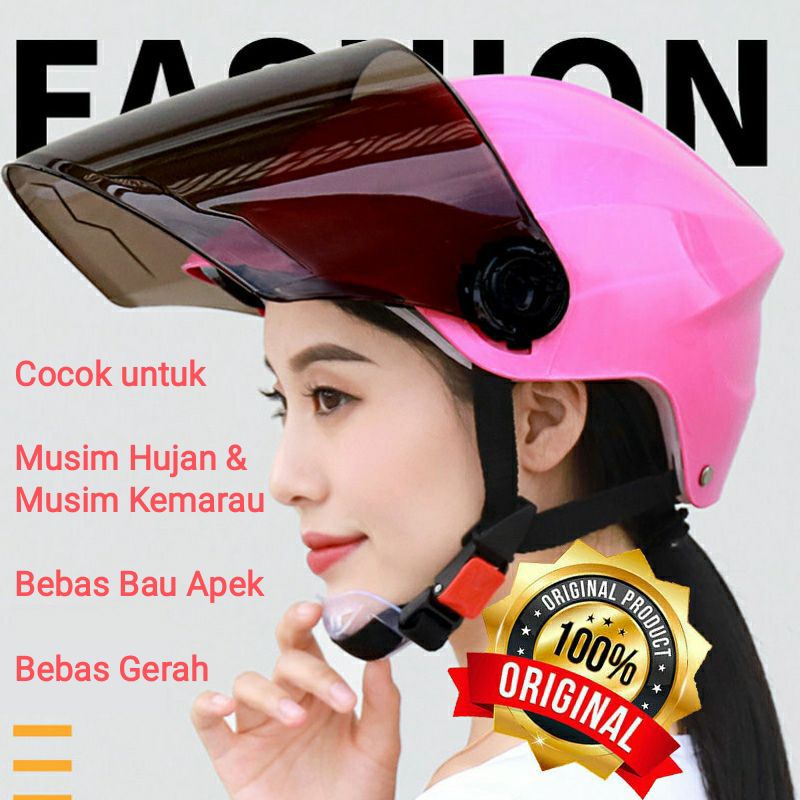 Jual Helm Sepeda dan Motor Sangat Ringan Modis Unik dan Keren Wanita ...
