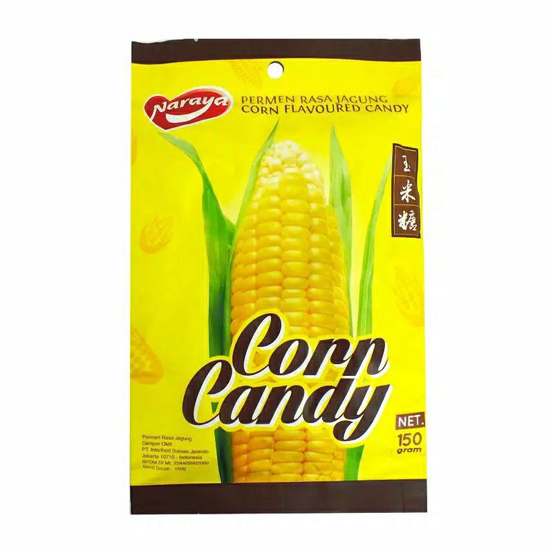 Jual Permen jagung corn candy naraya 150gr | Shopee Indonesia