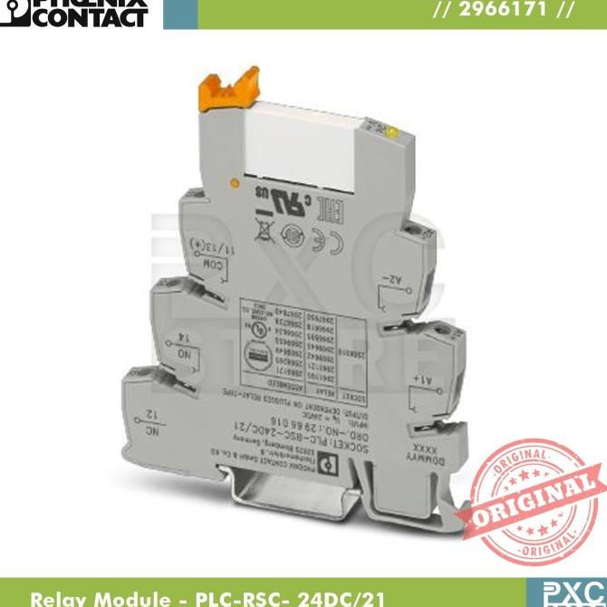 Jual ORIGINAL - Phoenix Contact - Relay Module - PLC-RSC- 24DC/21 ...
