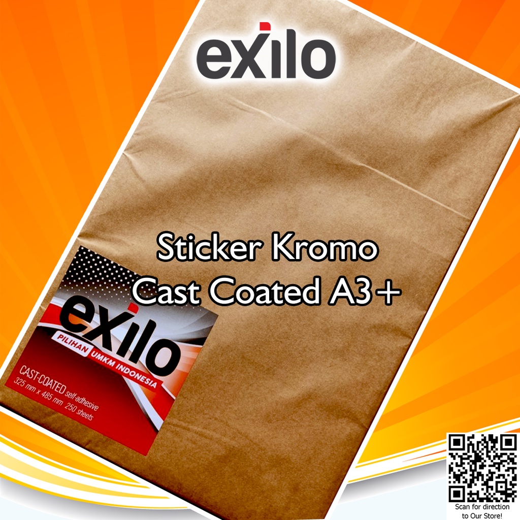 Jual Exilo Stiker Kertas Kromo Glossy Digital Print Laser Toner A3 ...