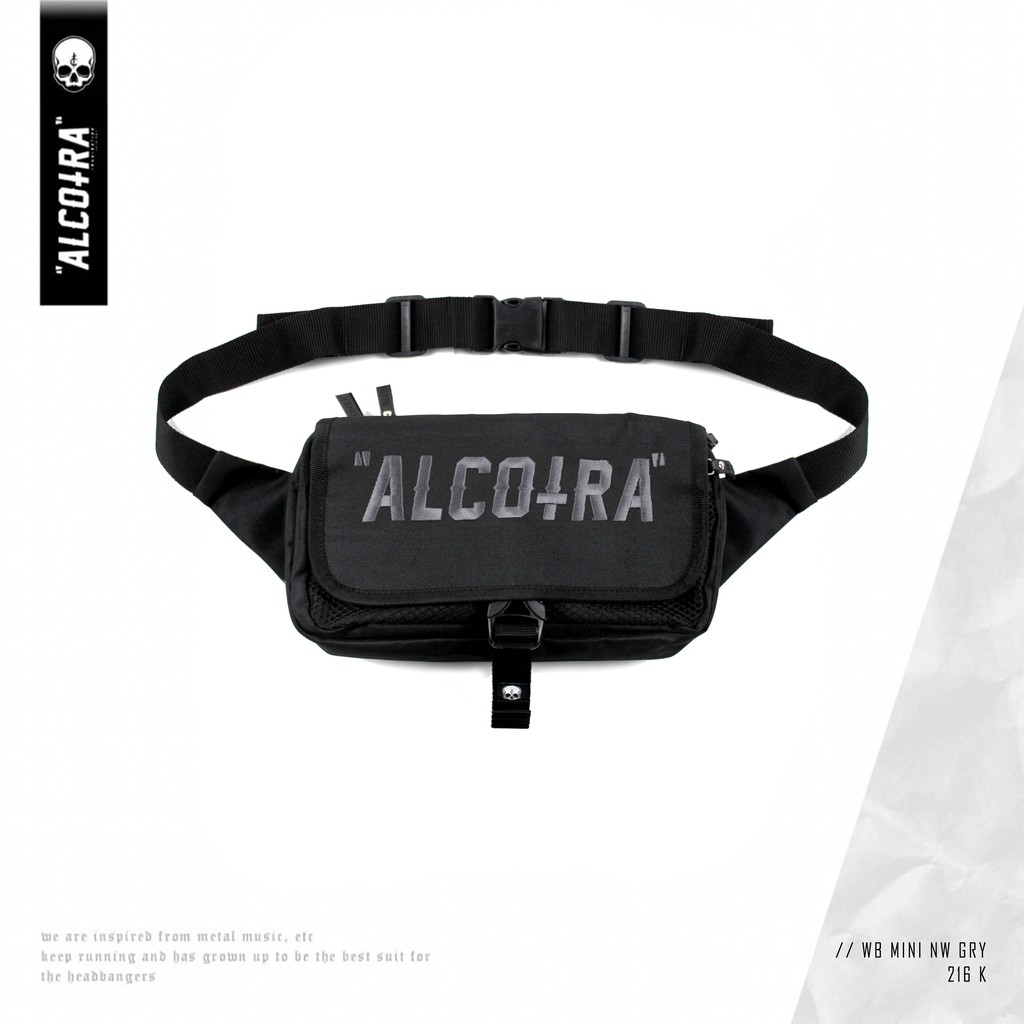 Jual WB MINI NEW GRAY // WAISTBAG ALCOTRA // TAS PINGGANG ALCOTRA ...
