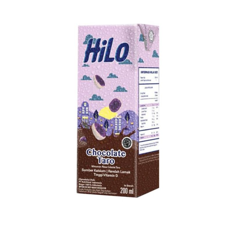Jual Susu UHT Hilo Chocolate Taro 200ml | Shopee Indonesia