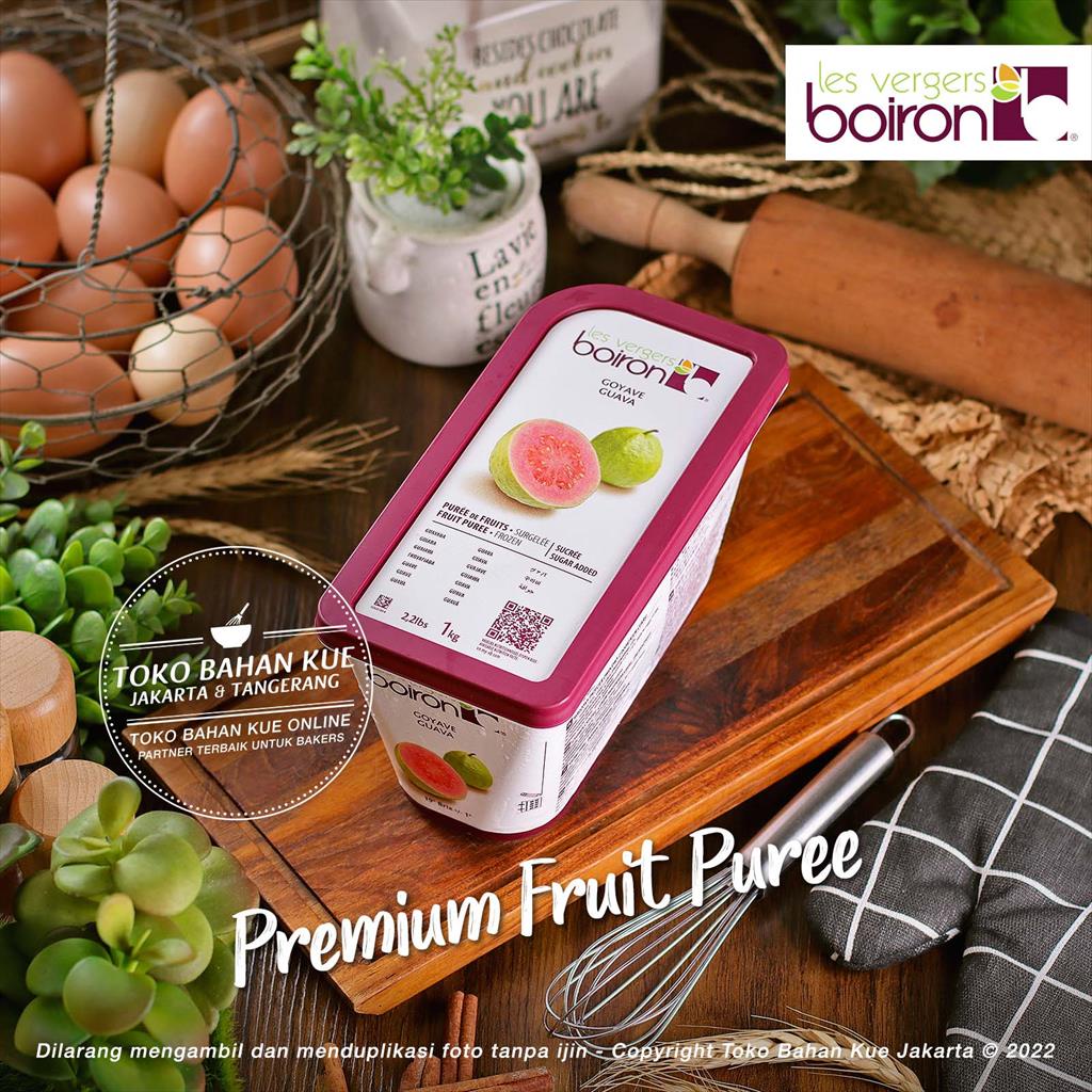 Jual Boiron PUREE Goyave Pink GUAVA Frozen Fruit 1kg Buah Jambu Merah ...