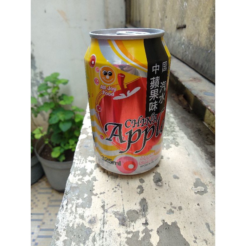 Jual Minuman soda China Apple softdrink 325ml x 24 | Shopee Indonesia