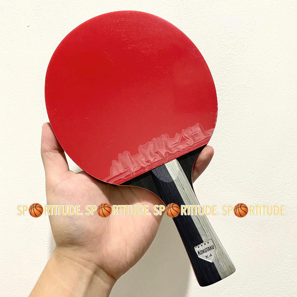 Jual Bet Pingpong Bat Tenis Meja KOKUTAKU 4star X-4 ORIGINAL Bat Ping ...