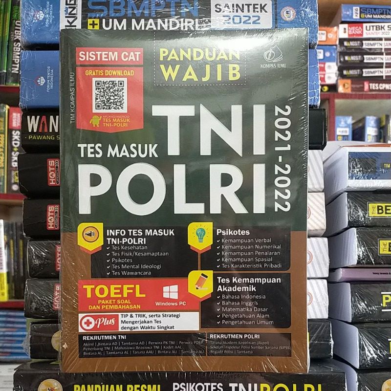 Jual Buku Panduan Wajib Tes Masuk Tni Polri 2021 2022 Shopee Indonesia