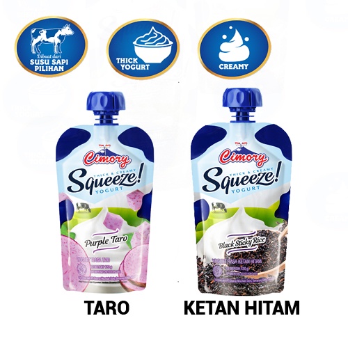 Jual Cimory Squeeze Taro Ketan Hitam 120 gram | Shopee Indonesia