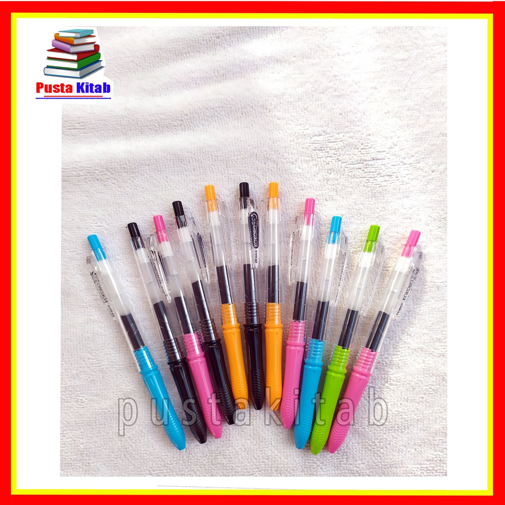 Jual BOLPOIN PULPEN ZEBRA KOKORO WARNA | Shopee Indonesia