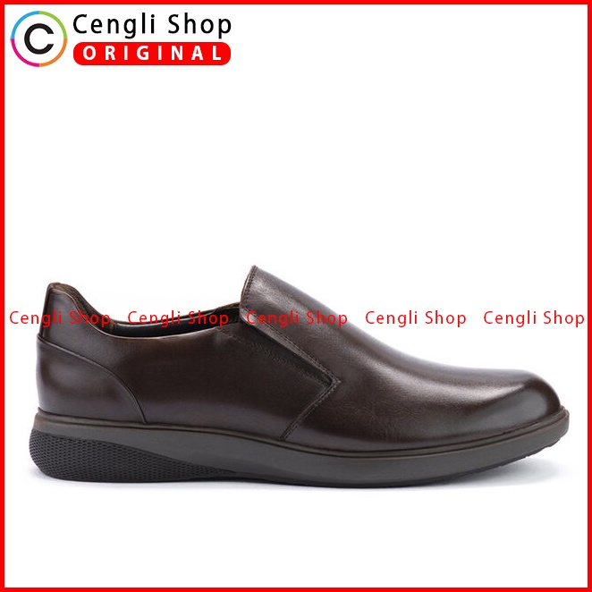 Jual SEPATU SLIP ON KULIT ANDREW PRIA ORIGINAL FORMAL BRANDED COKLAT ...