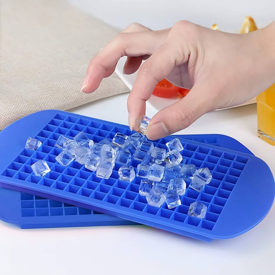 Jual DFANCCIE Cetakan Es Batu 160 Cube Silikon Coklat Ice Cube Silicone ...