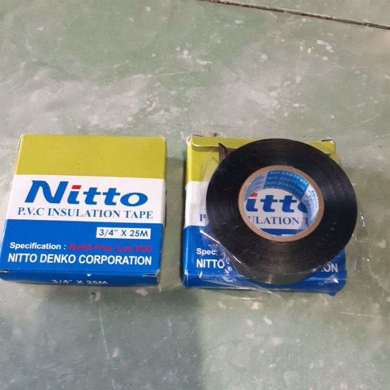 Jual isolasi listrik nitto / solatip nitto | Shopee Indonesia