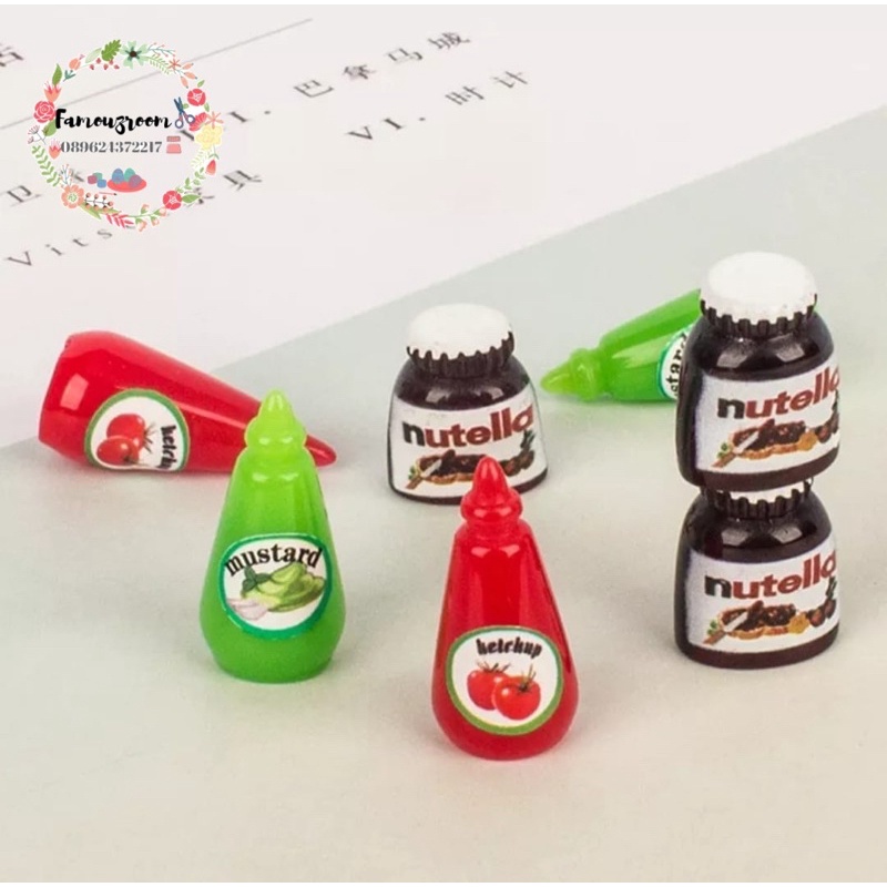 Jual Miniatur Coklat Nutella skala 1:12 - Miniatur Botol Cokelat ...