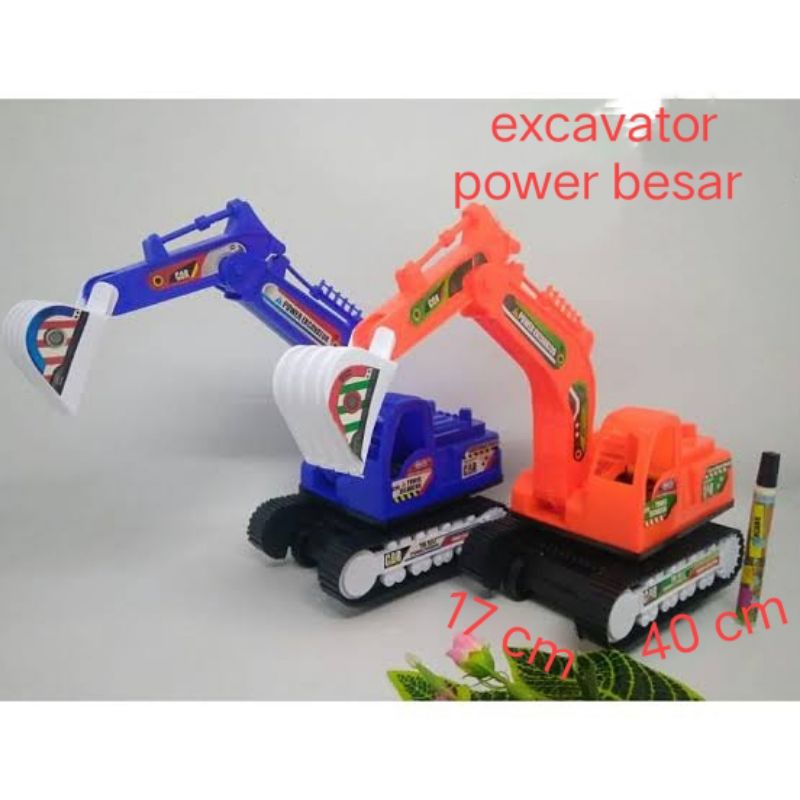 Jual MAINAN MOBIL EXCAVATOR POWER BESAR uk. 40x17 cm / MAINAN ANAK LAKI ...