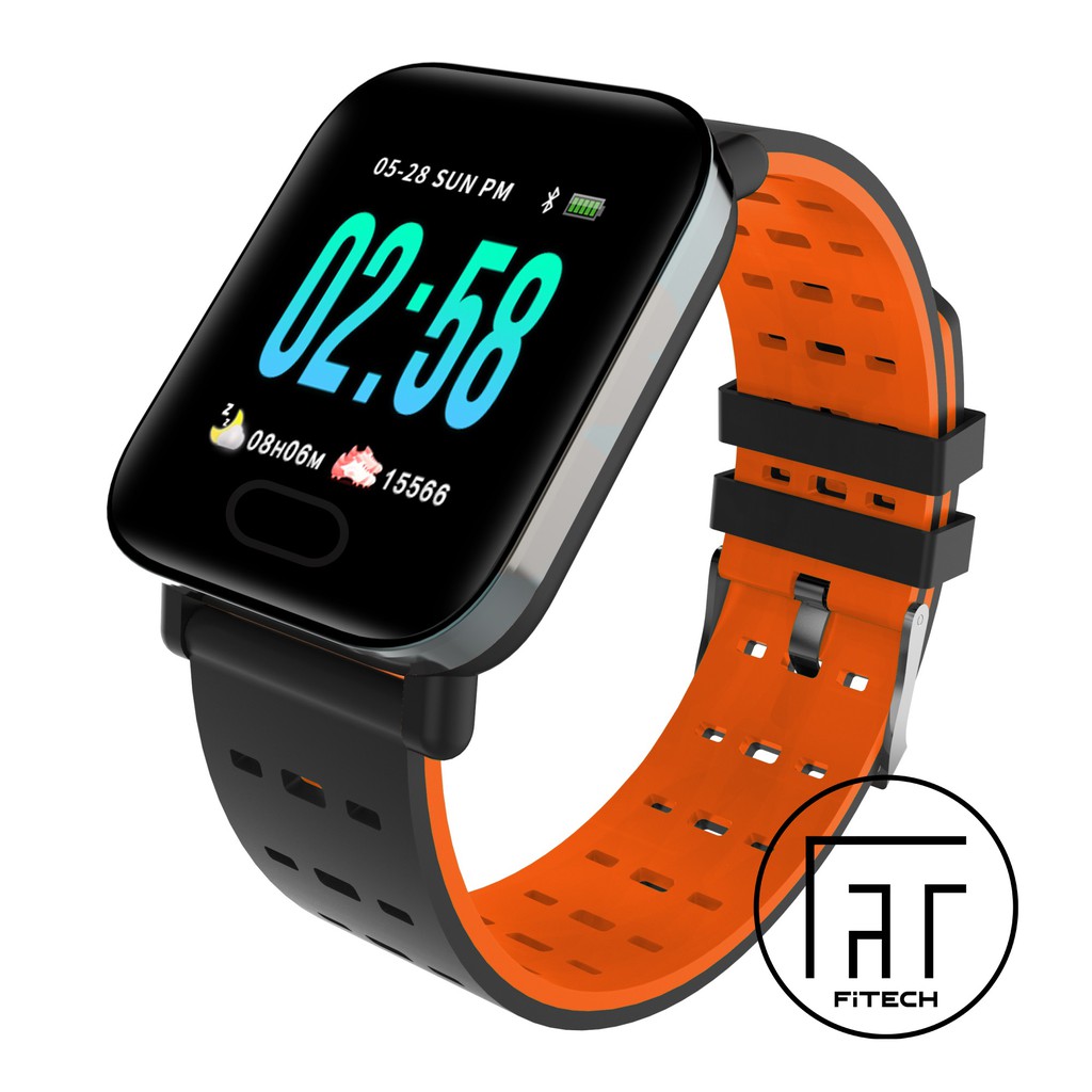 Jual Fitech A6 Smart Watch Fitness Tracker Bluetooth Smartwatch ...