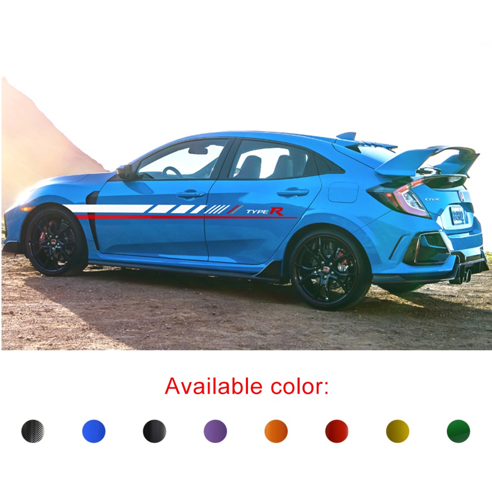 Jual Stiker mobil honda civic type R stiker mobil civic stiker mobil ...