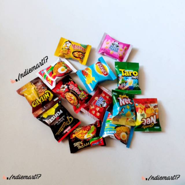 Jual Magnet tempelan kulkas refrigerator kemasan indomie samyang snack ...