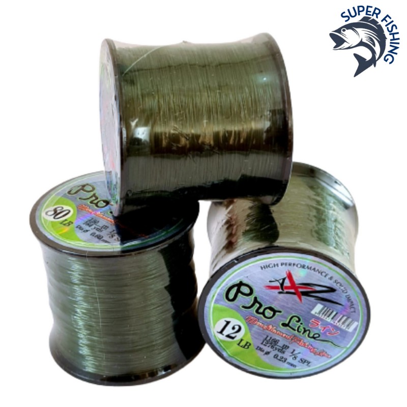Jual Senar Pancing Proline AXZ Hijau Lumut Original Kuat dan Panjang ...