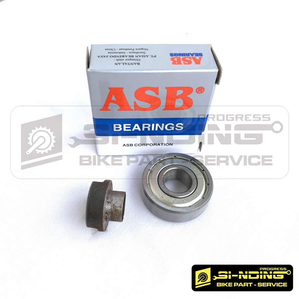 Jual Bearing 6000 ZZ ASB Untuk Konis Bubut As Sepeda 15an Pengganti ...