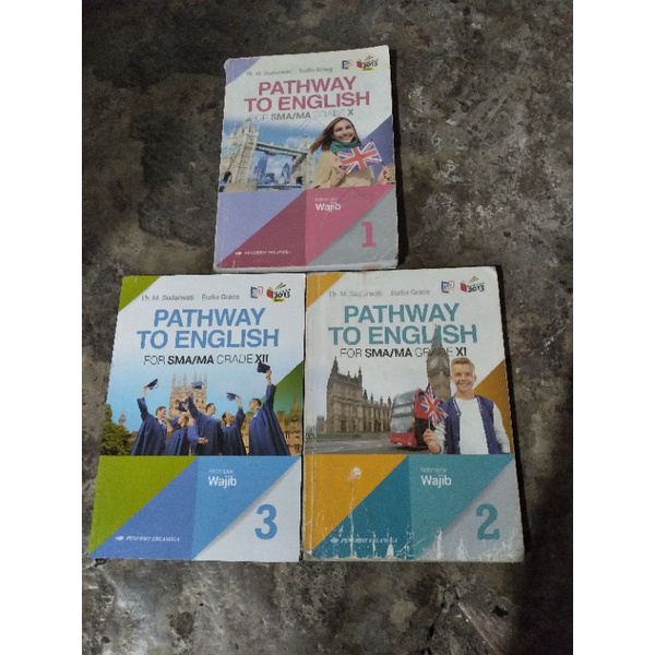 Jual PATHWAY TO ENGLISH SMA KELAS 1 2 3 ERLANGGA ORIGINAL | Shopee ...