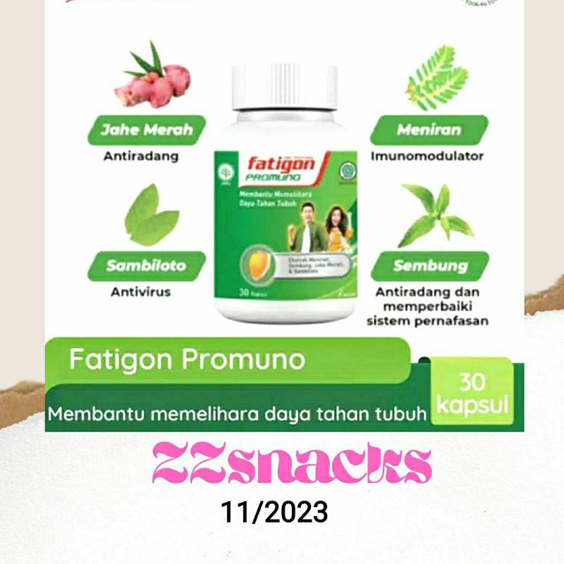 Jual Fatigon Promuno 30 kapsul | Shopee Indonesia