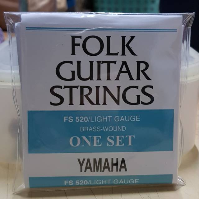 Jual Tali Gitar Yamaha Folk Set Biru | Shopee Indonesia