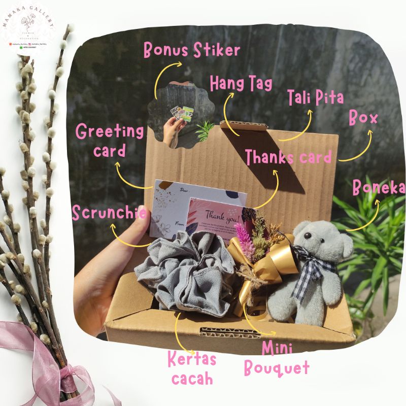Jual Gift Package/ Pahe Kado Wisuda Ultah Cewek / Gift Box Set ...