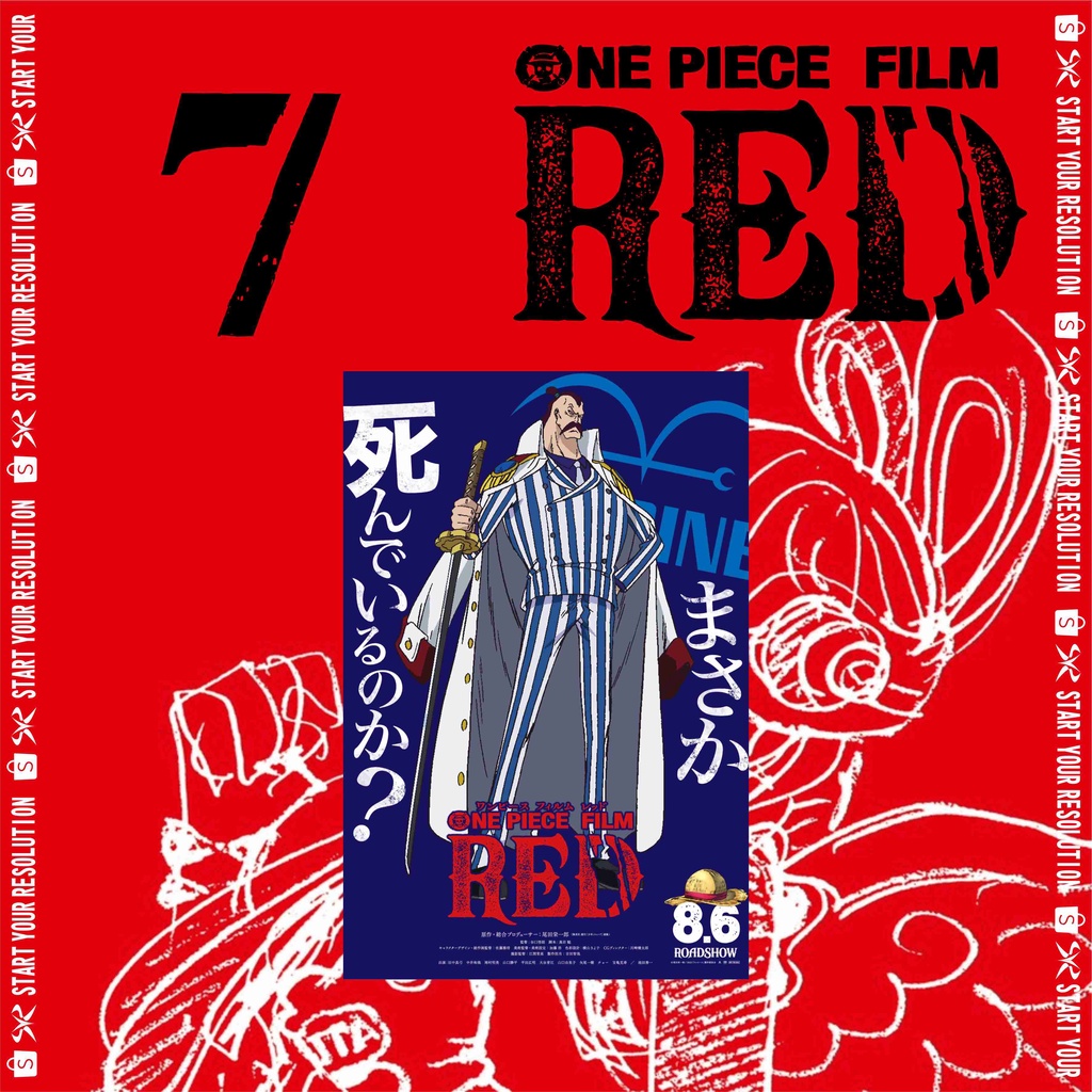 Jual Poster Anime & Manga One Piece Film Red Vol.4 Tenryubito, CP0 ...